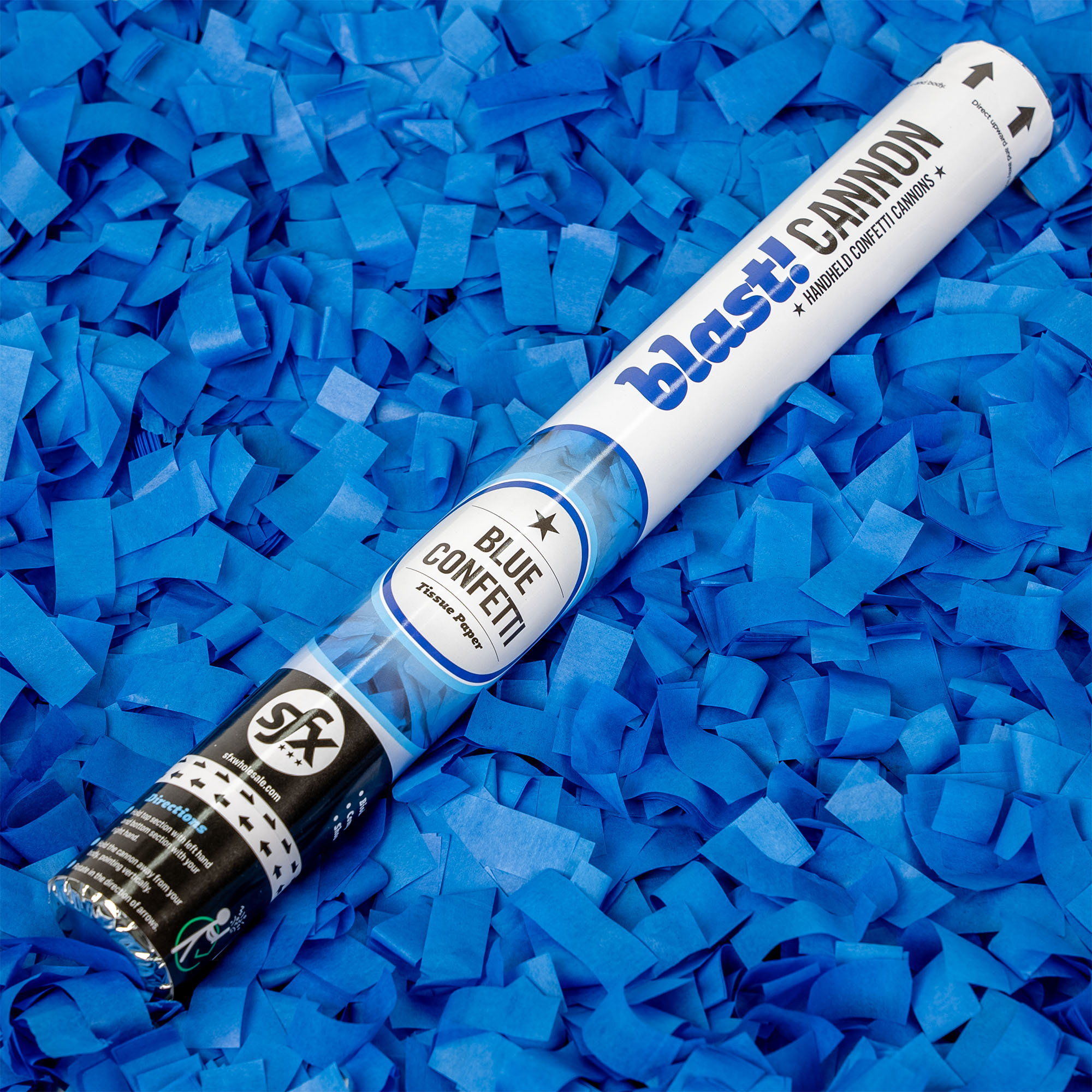 Blue Confetti Cannon: Celebrations Wholesale